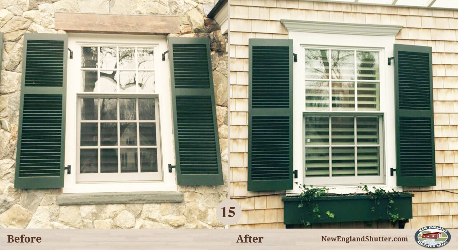 Before and After – New England Shutter Mills – Interior and Exterior ...
